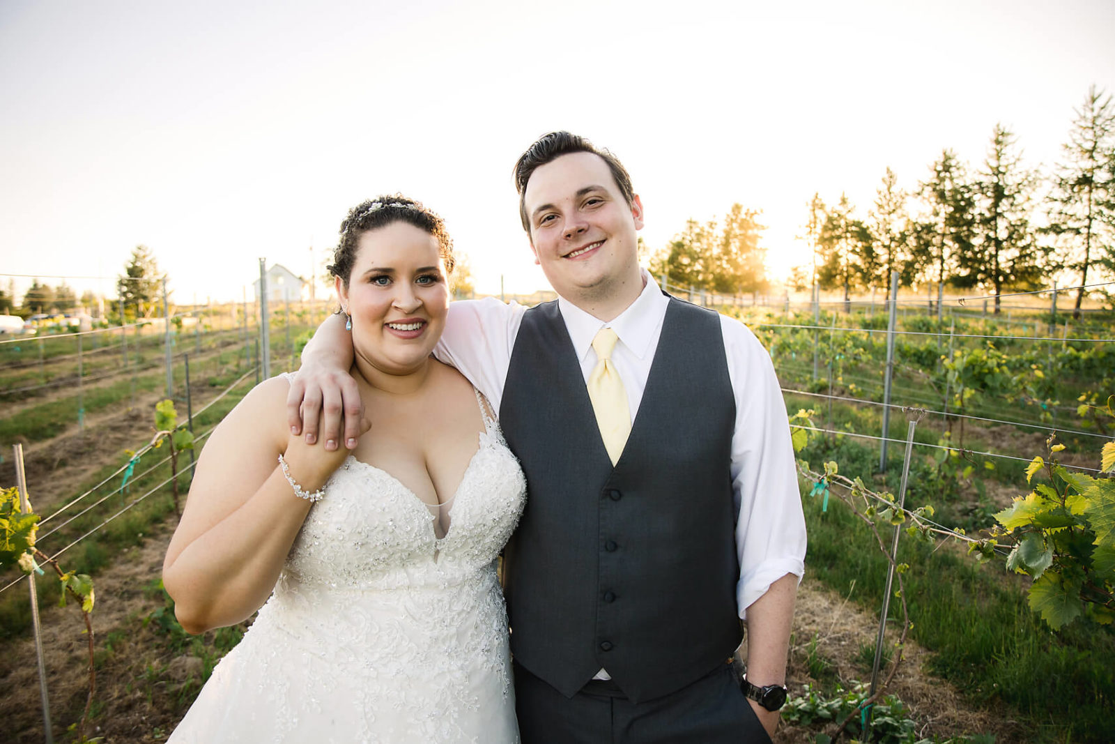 Vineyard Views at the Trezzi Farm Winery Wedding Venue!