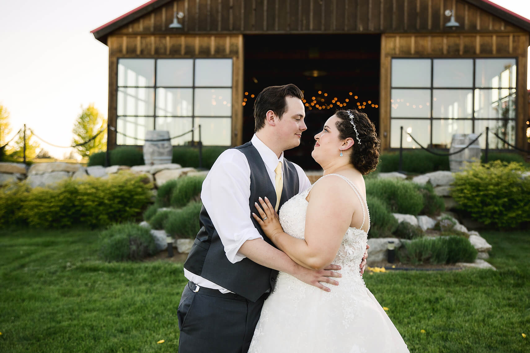 Vineyard Views at the Trezzi Farm Winery Wedding Venue!