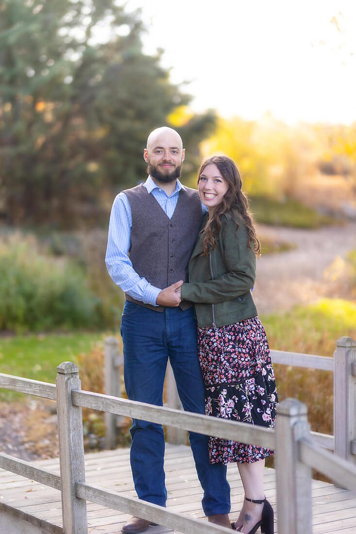 Luscious Fall Colors at UI Arboretum Engagement Session ...